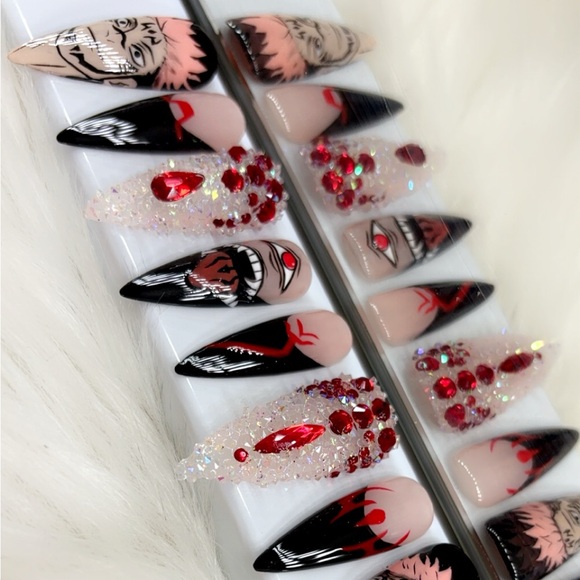 Makeup | Jjk Hand Painted Sukuna | Poshmark